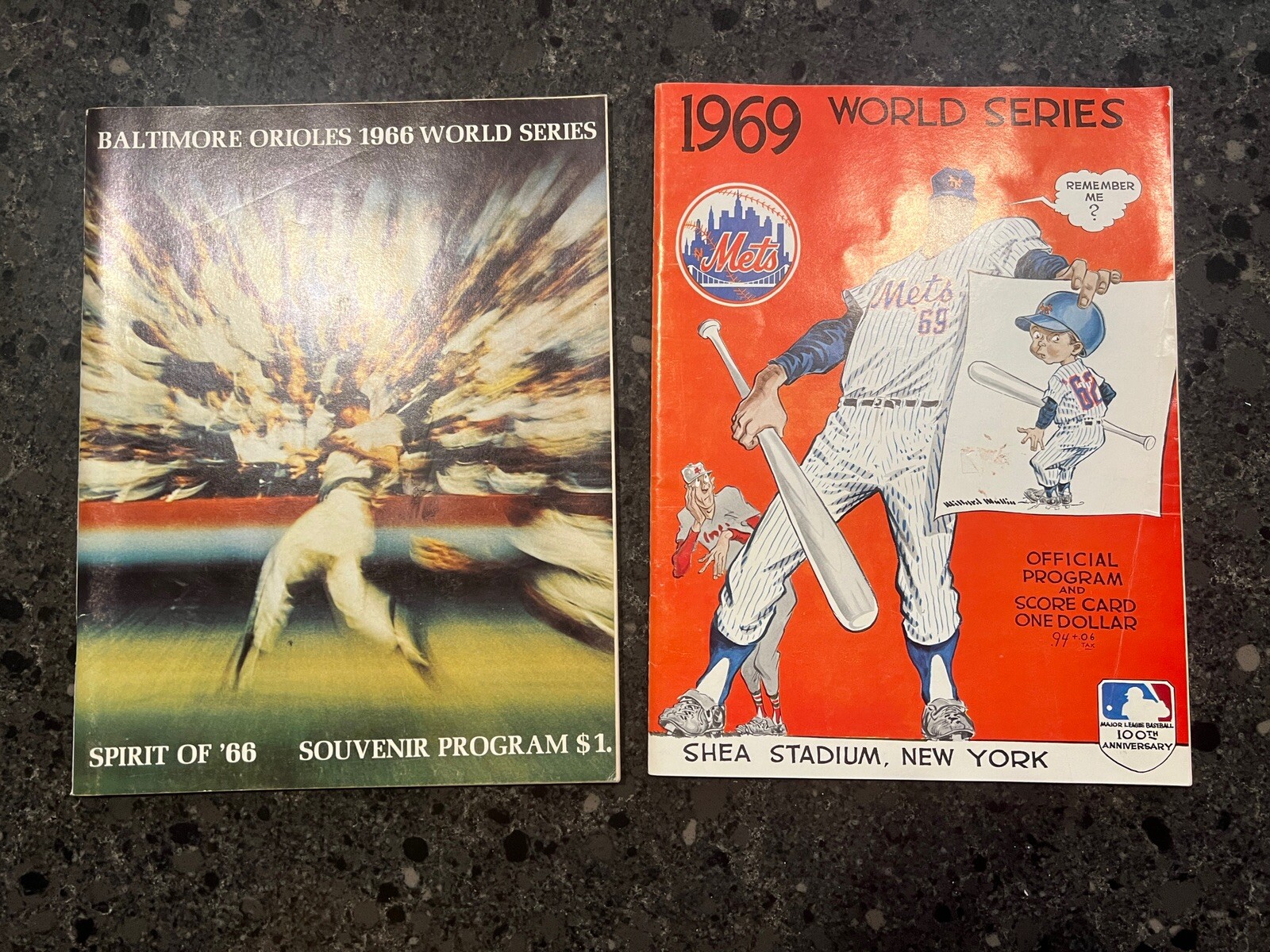 Lot Of Two 1968/1969 Orioles Mets World Series Programs | eBay