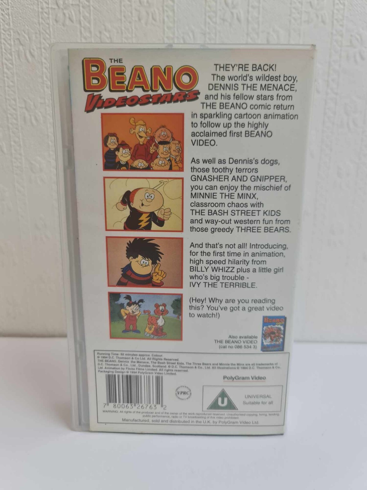 The Beano Videostars (VHS, 1995) for sale online | eBay