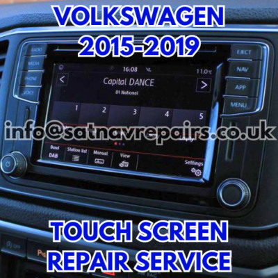 VOLKSWAGEN VW TIGUAN 2015 2016 2017 MEDIA UNIT TOUCH SCREEN REPAIR ...