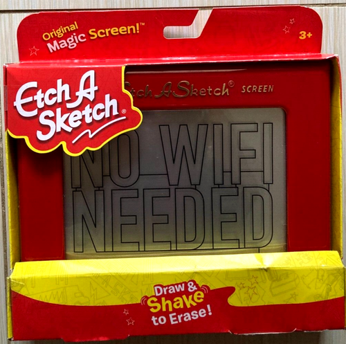 Etch A Sketch, Classic Red Drawing Toy with Magic Screen 3+ NEW | eBay