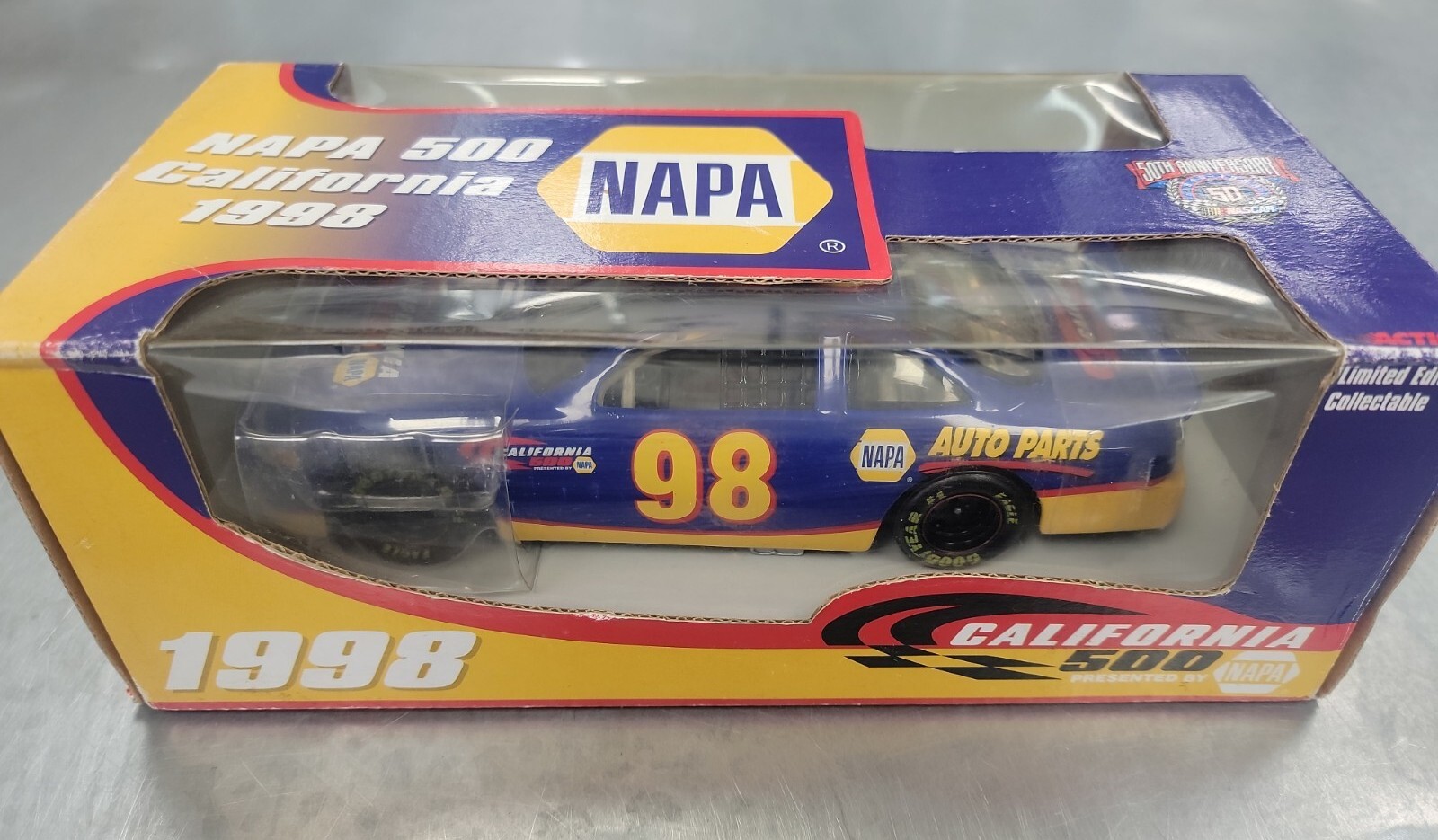 Action 1998 NAPA 500 California 50th Anniversary NASCAR Ltd Ed 1:24 ...