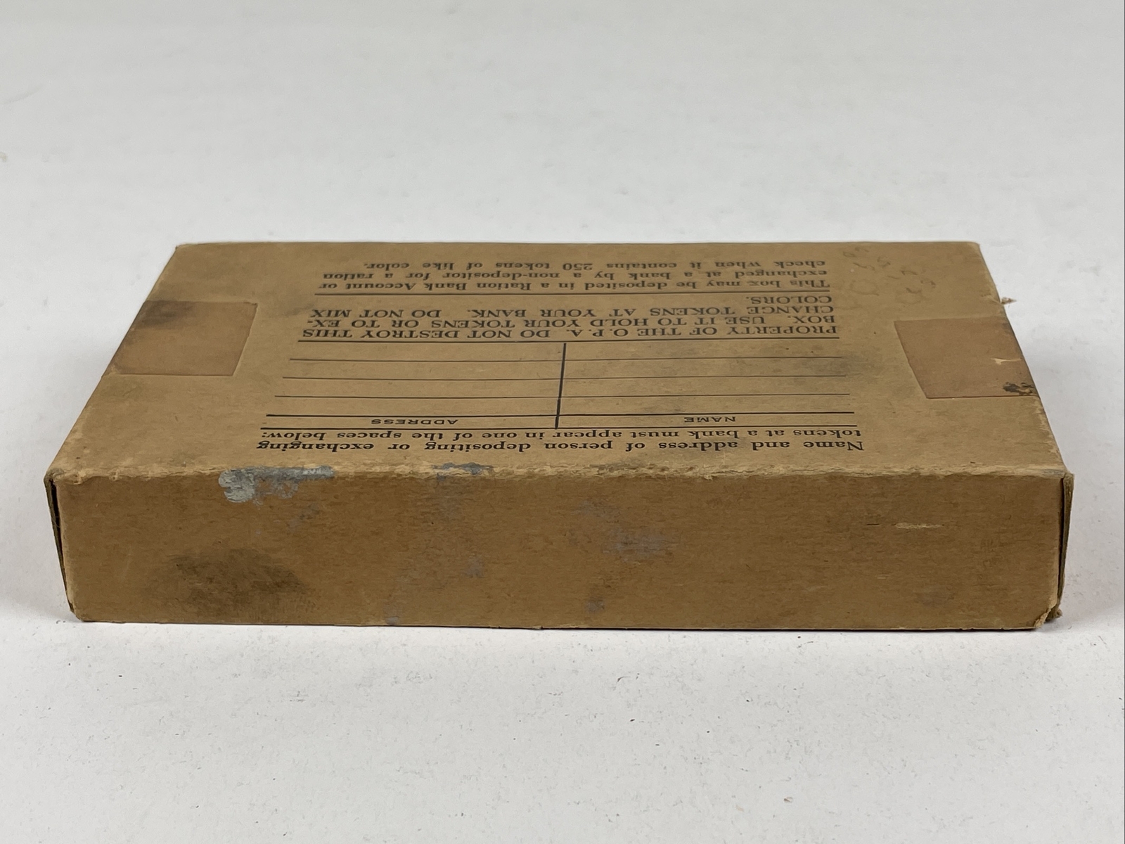 Vintage WWII OPA 1 RED POINT Ration Tokens. Original Box, 235 Tokens | eBay