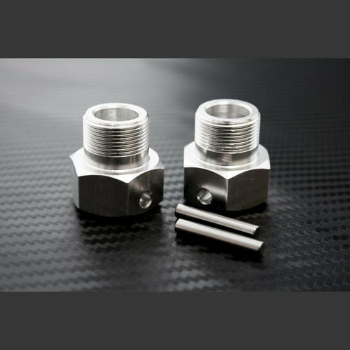 Primal RC QS 1/5 Gas Dragster Rear Aluminum Wheel Hubs (24mm) and Pins ...