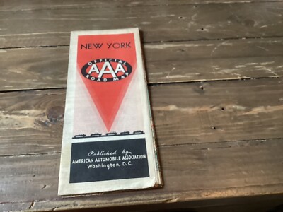 Rare Official 1934 AAA Road Map of New York | eBay