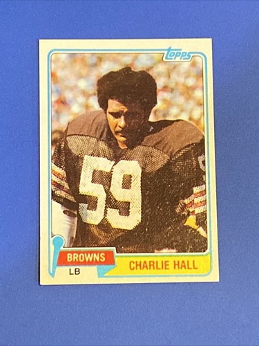 1981 Topps - #89 Charlie Hall. Cleveland Browns | eBay