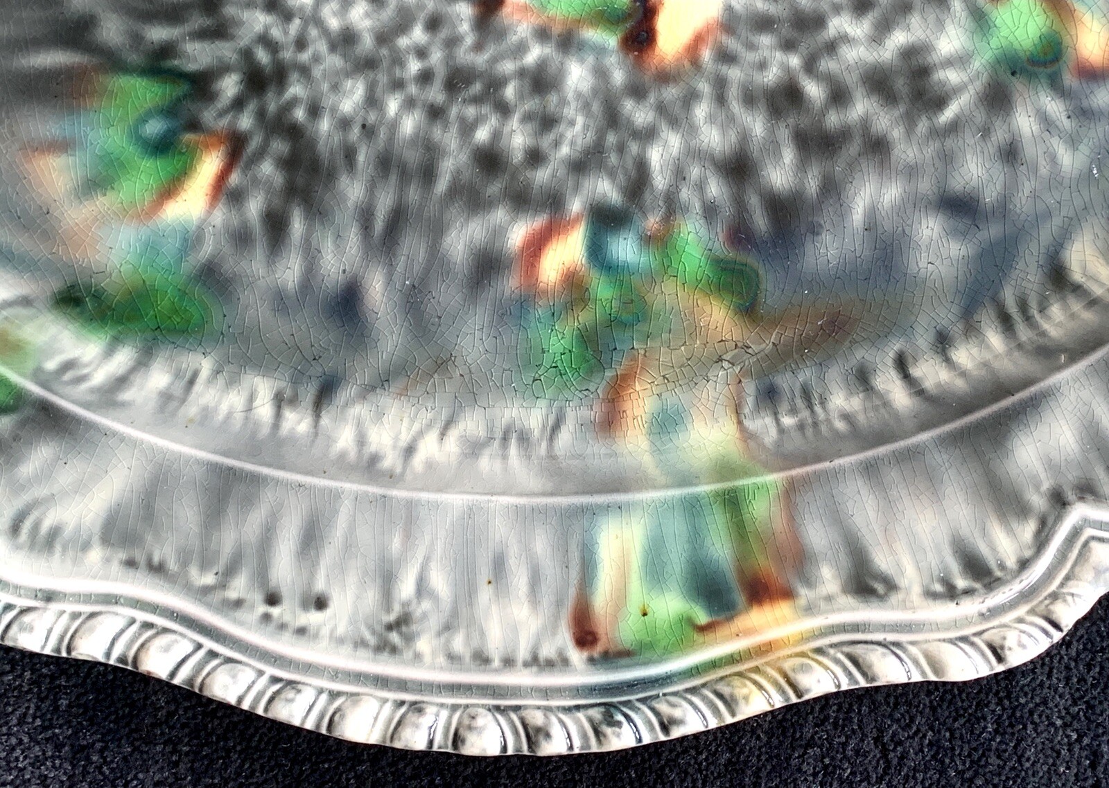 Whieldon Ware Tortoise Shell Platter ~ ca. 1760-70 ~ 18th Century ...