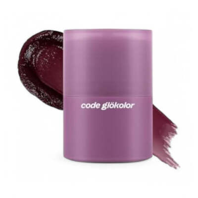 CODE GLOKOLOR Color Lipcerin 6 Colors #06 Plum Dive #nom | eBay