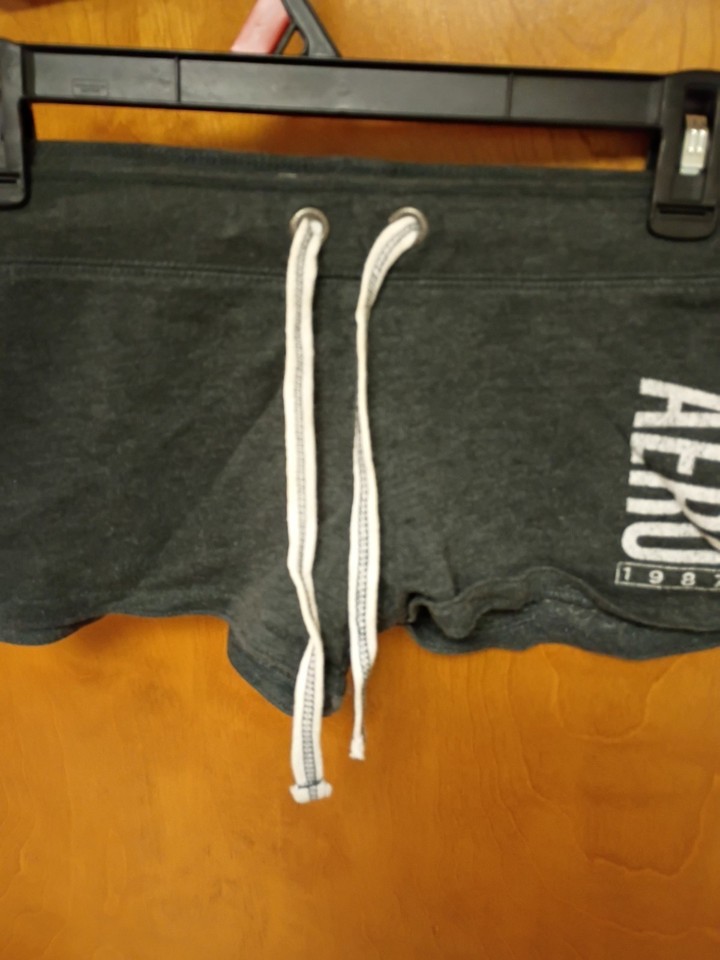 Aeropostale Lounge Trendy Booty Shorts Micro Mini Drawstring Womens S ...