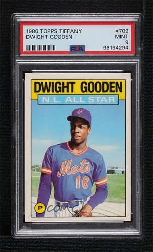 1986 Topps All Star Collector's Edition (Tiffany) Dwight Gooden #709 ...