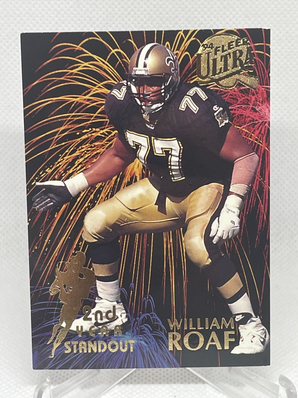 William Roaf 1994 Fleer Ultra 2nd Year Standout #13 Insert | eBay