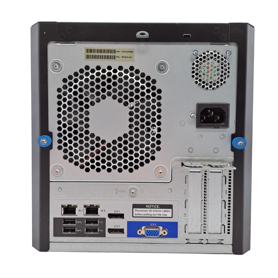 HP ProLiant MicroServer Gen10 AMD Opteron X3421 ** No RAM, No Storage ...