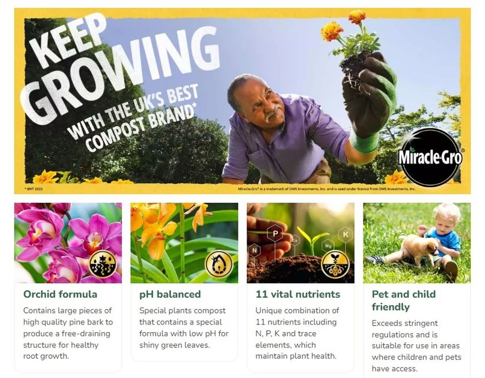 ORCHID COMPOST SOIL SPECIAL PLANTS PREMIUM PEAT FREE PLANT 6L 10L ...
