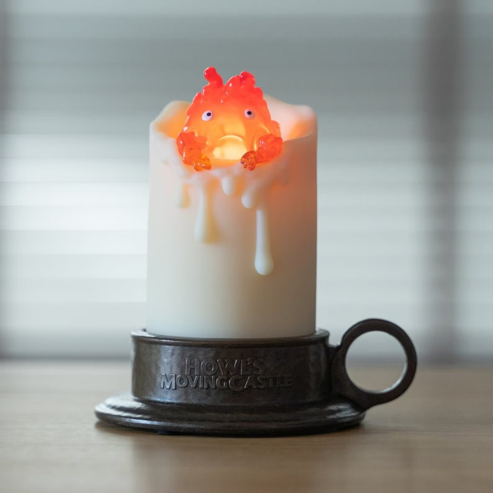 Studio Ghibli Howl's Moving Castle Calcifer's Flame Swaying Candlelight ...