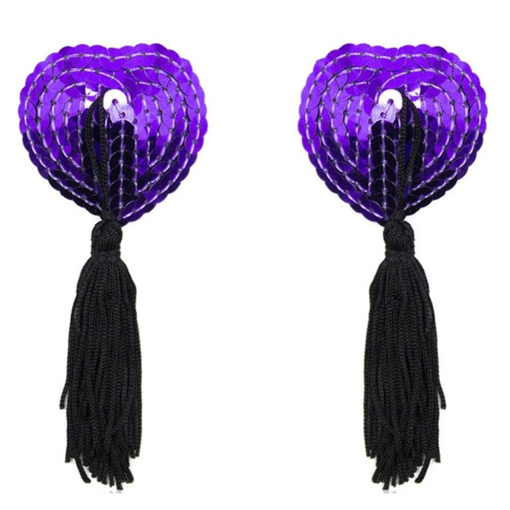 1 Pair Breast Bra Nipple Covers Tassel Womens Silicone Pasties Women ...