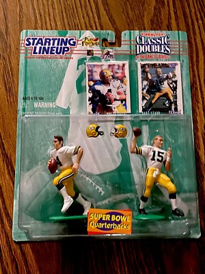 BRETT FAVRE &BART STARR~PACKERS~1997 NFL STARTING LINEUP CLASSIC ...