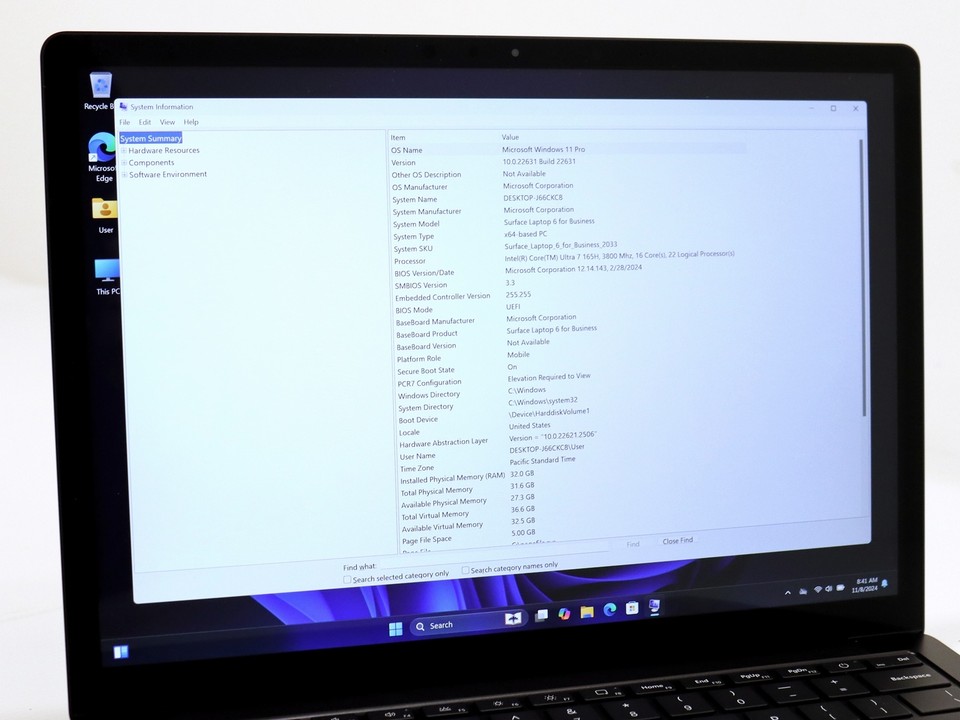 Microsoft Surface 6 Business 2033 Ultra 7 165H 32GB RAM 512GB NVMe W11P ...