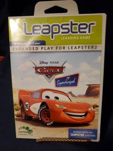 LeapFrog Leapster 1 & 2 Learning Game Disney PIXAR Cars Supercharged K ...
