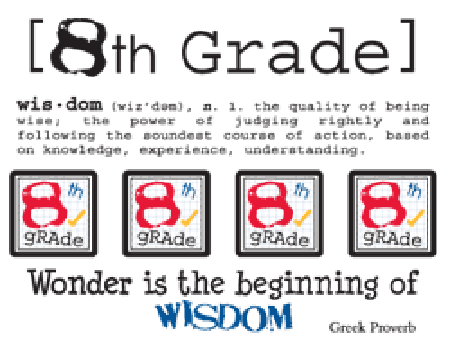 8th Grade Say With Stickers MinI School Card Making Scrapbook Eighth | eBay