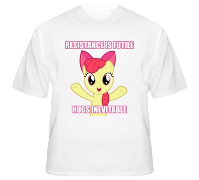 my Little Pony Brony Apple Bloom hugs T Shirt | eBay