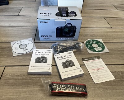 Canon EOS 5D MARK IV Empty Camera BOX With Accessories | eBay