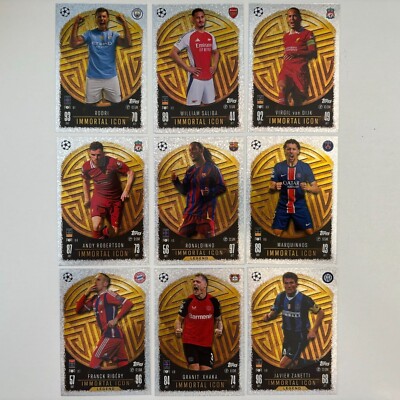 Match Attax Karten 24/25 Champions League 2024/2025 - Komplette Sets ...