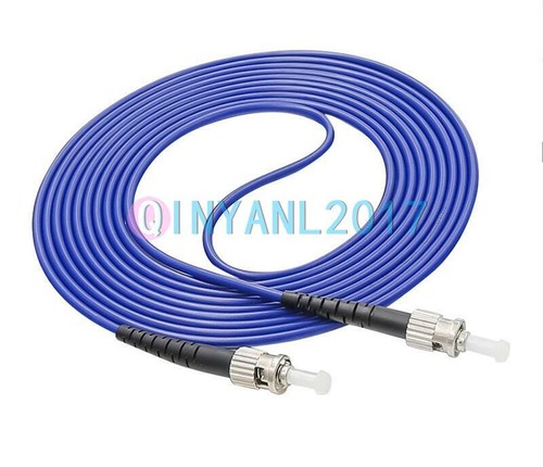 30M ST to ST UPC Fiber Patch Cord SM Simplex 3.0mm Armored Fiber Optic ...