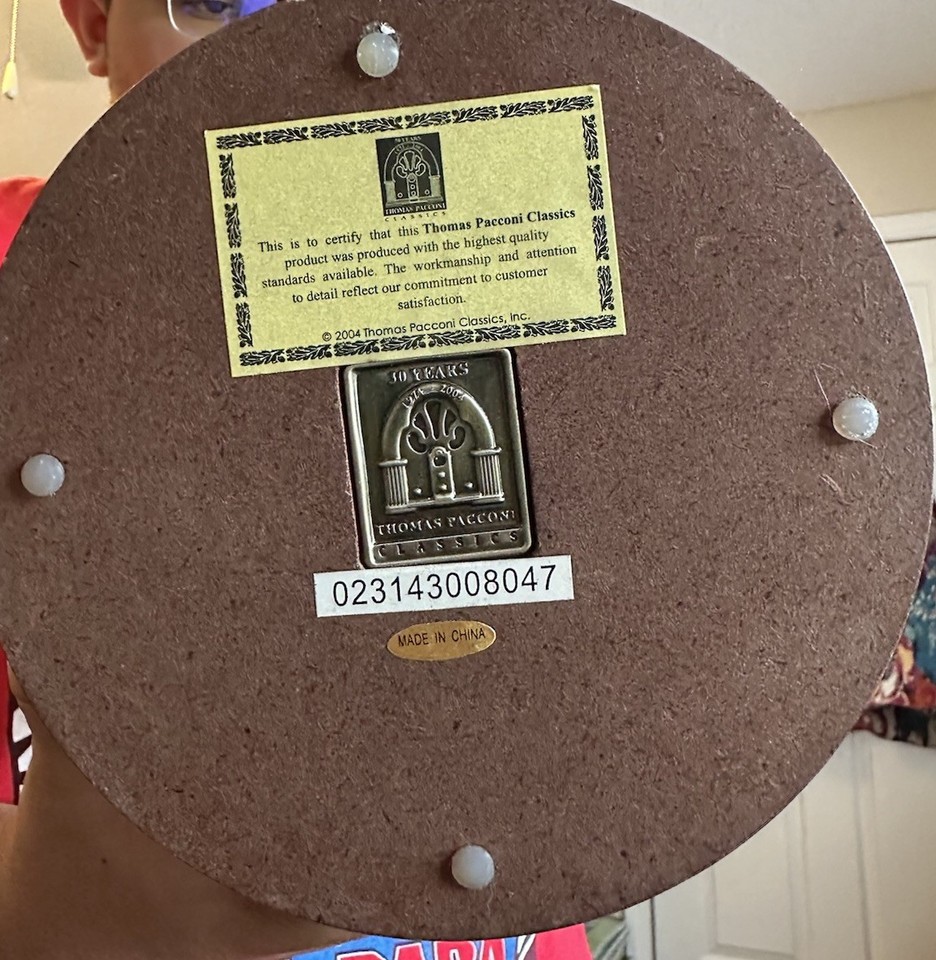 Thomas Pacconi QVC 2004 Blown Glass Collectible Tabletop Santa Claus ...