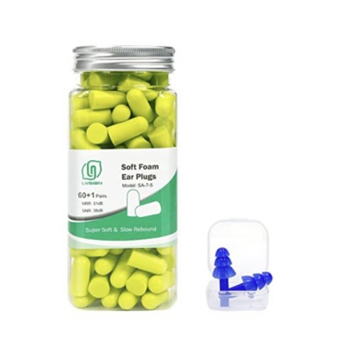 Lysian Ultra Soft Foam Earplugs for Sleeping/Travel. 60 Pairs. New! | eBay