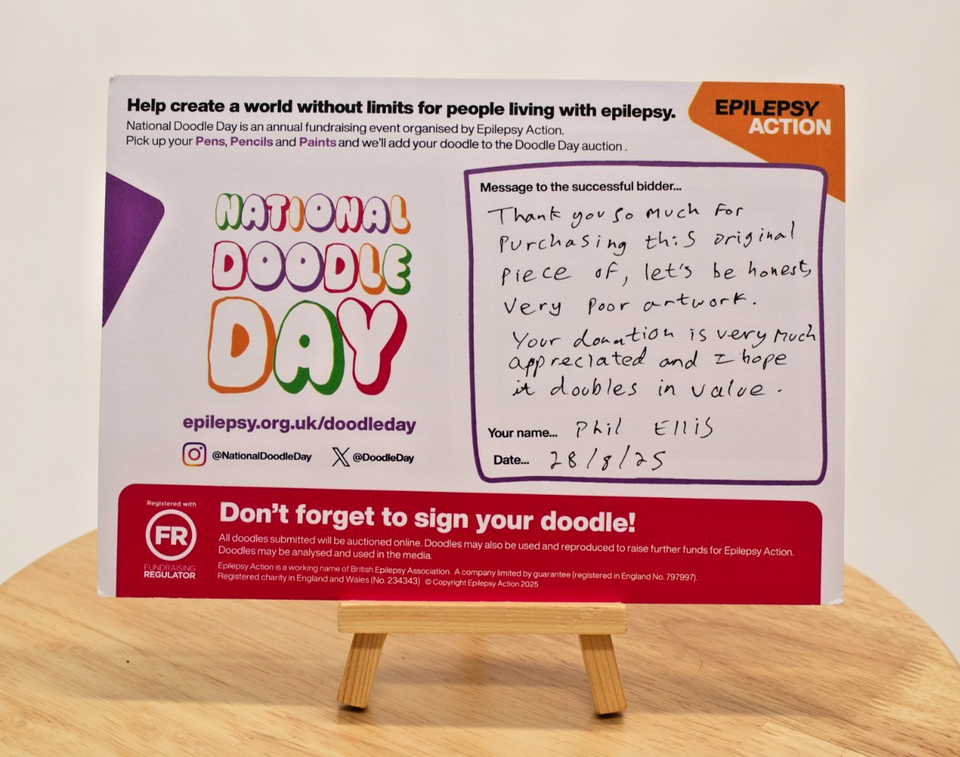 Original A5 Artwork by Phil Ellis (Taskmaster, Comedian) | eBay UK