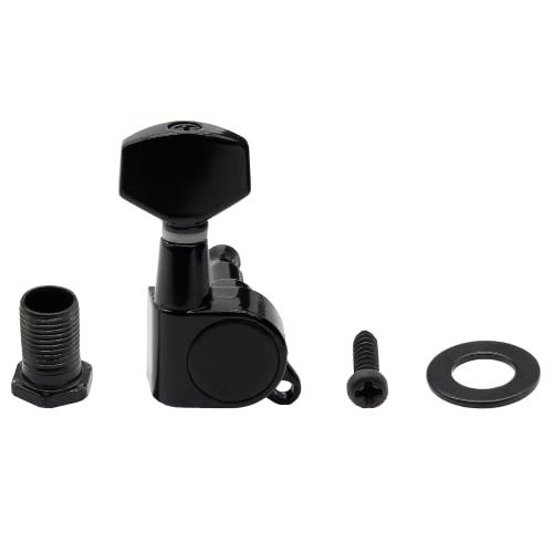 Guitar 6 Inline String Tuning Pegs, Sealed Guitar Tuning Keys Pegs ...