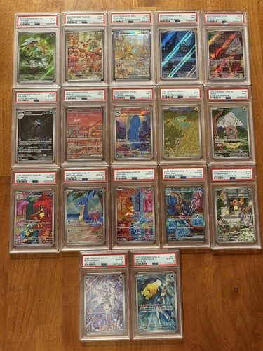 PSA Illustration Rare Card Lot of 17 Pokemon Cards NM-M | eBay