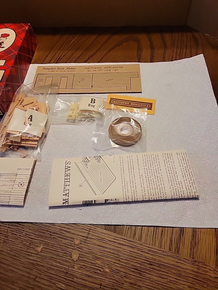 Vtg.Campbell Scale Models 371 - 1295 HO Scale Matthews Merchantile ...