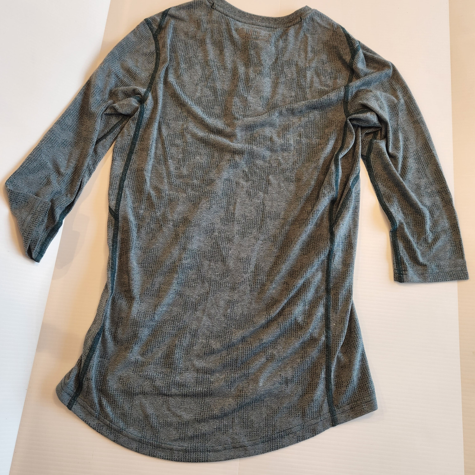 Under Armour Men's UA Threadborne Green 3/4 Sleeve Henley Shirt Small ...