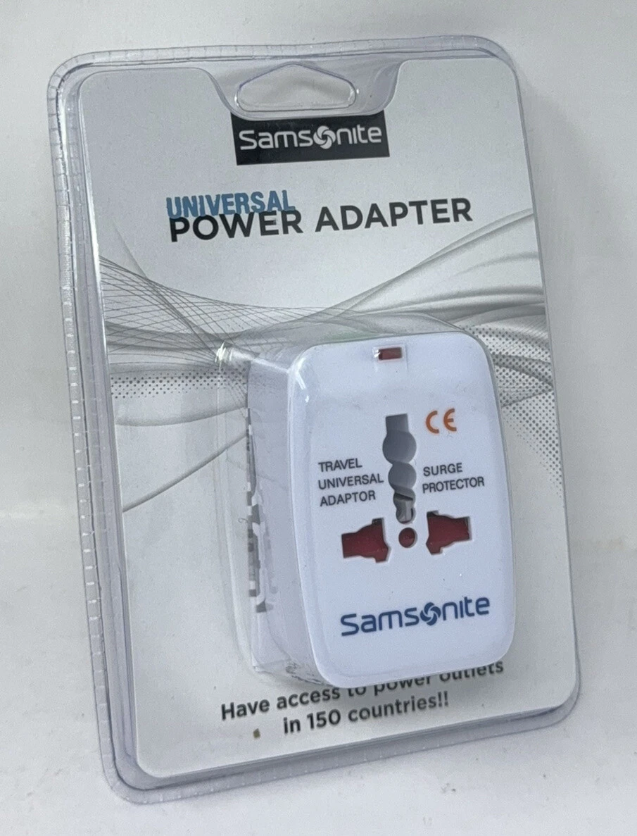 Samsonite Worldwide Power Adapter White Clearance | emergencydentistry.com