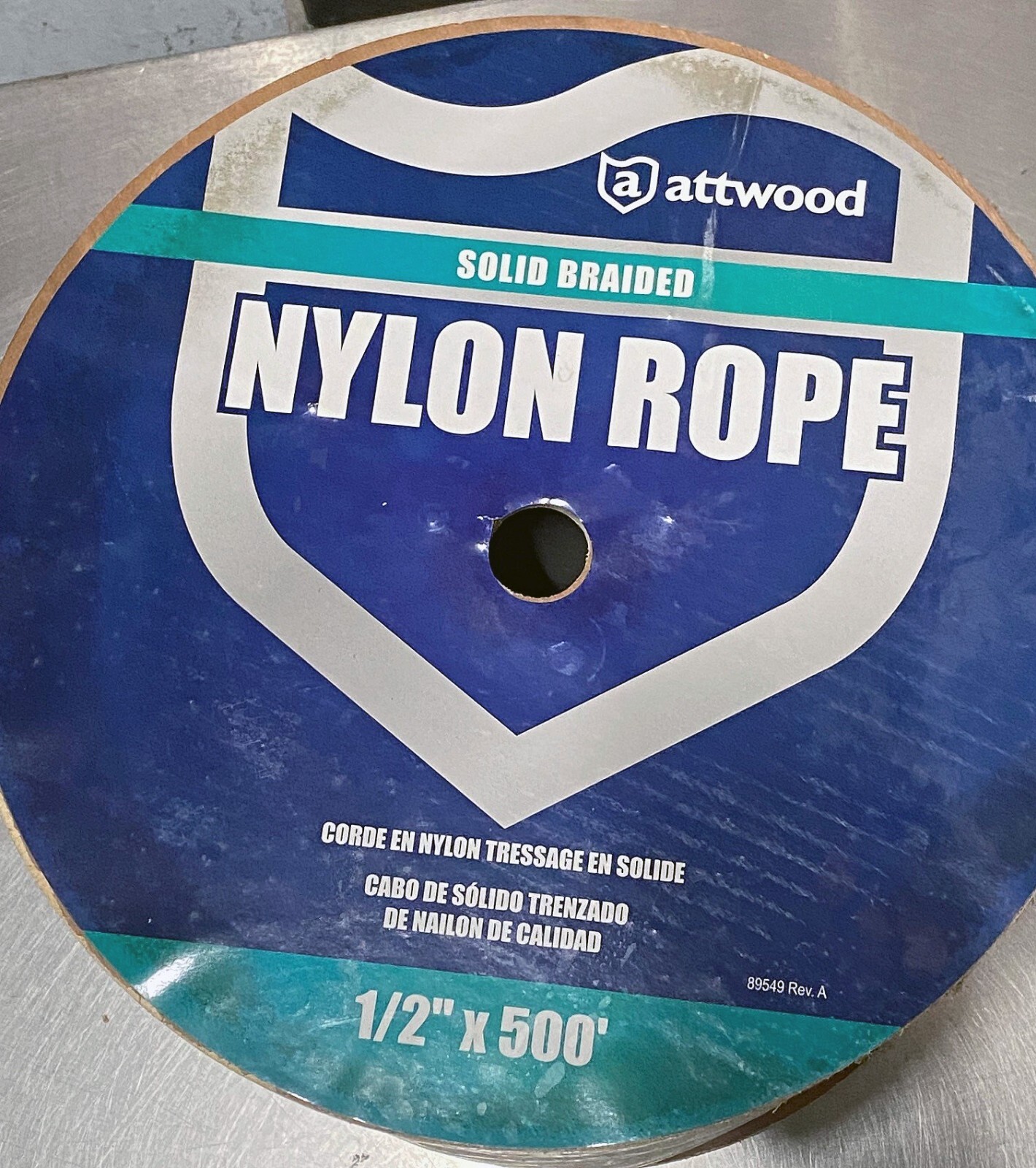 1/2 Inch x 500 Ft Solid Braid Nylon Line for Boats | eBay