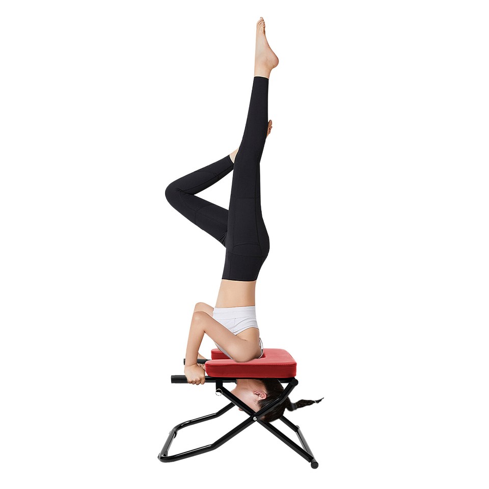 Yoga Headstand Bench Chair Stand Inversion Stool Fitness Inversion ...