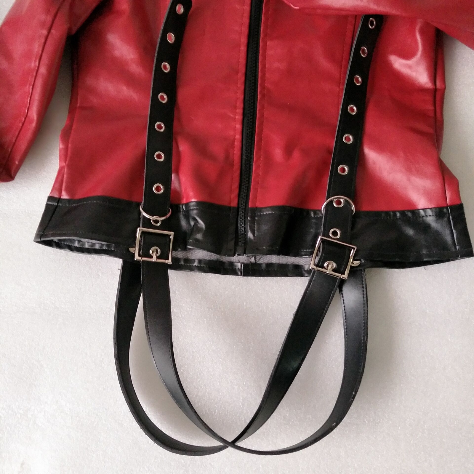 Straight Jacket Asylum Body Harness Armbinder Costume Straitjacket ...