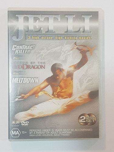 Jet Lee - Contract Killer, Legend of the Red Dragon, Meltdown (DVD ...