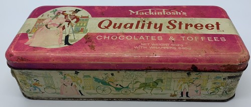 Mackintosh’s Quality Street Chocolates & Toffees Tin Box Made In U.K ...
