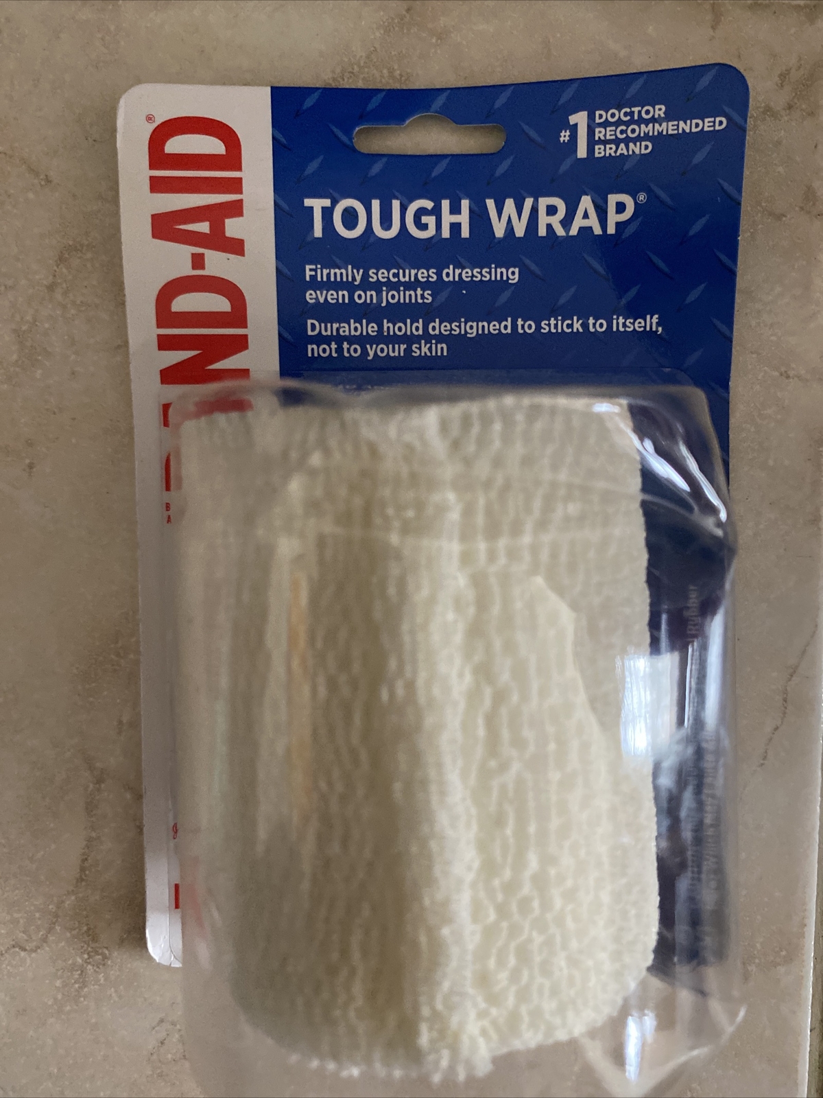 Band-Aid First Aid Tough Wrap 3" x 2.5 yds | eBay