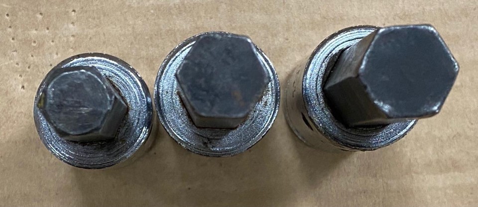 LOT OF 3 PROTO PROFESSIONAL 1/2" DRIVE HEX BIT SOCKETS (5441-5/8"- 9/16 ...