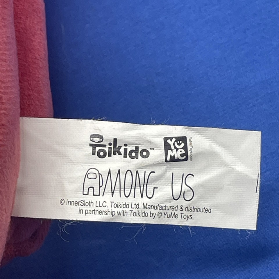 Among Us Red Crewmate Devil Plush 12in #10540 Toikido YuMe Toys ...