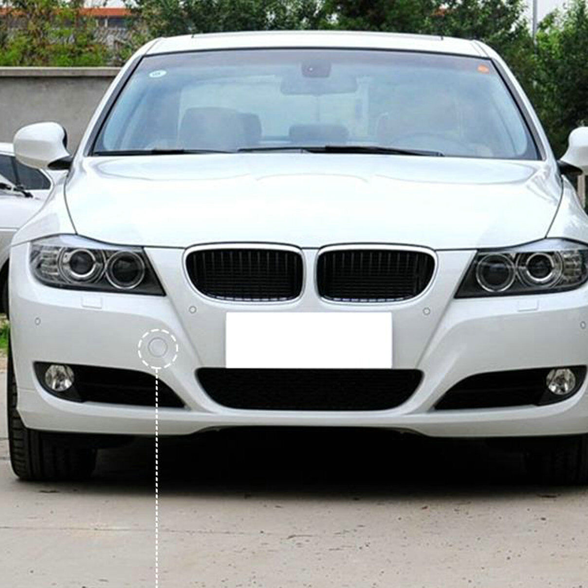 51117207299 Front Bumper Tow Hook Eye Cover For BMW 3 Series E90 E91 ...