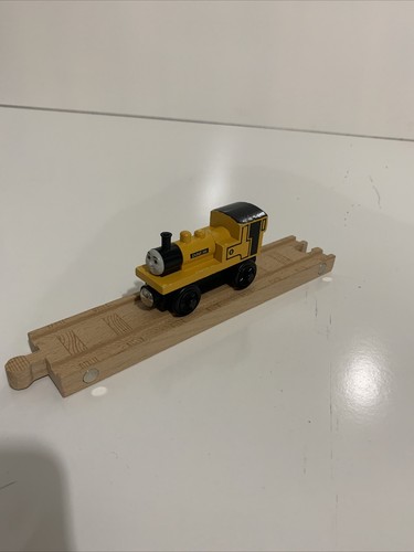 Thomas the Train Duncan Wooden Railway Tank Engine Rare 2003 Yellow | eBay