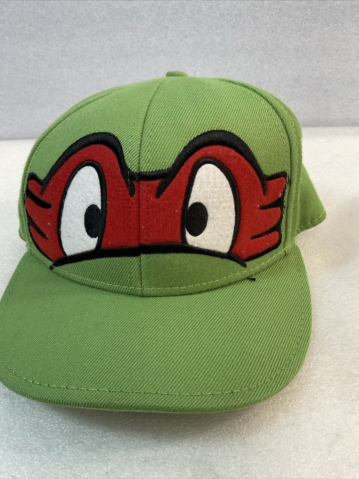 2008 TMNT NINJA TURTLES RETRO STYLE RAPHAEL HAT WITH TAG 7 /3/8 ...