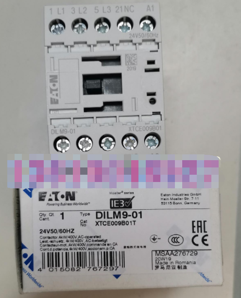 1PCS New Eaton Moeller DILM9-01 XTCE009B01T AC Contactor 24V Brand | eBay