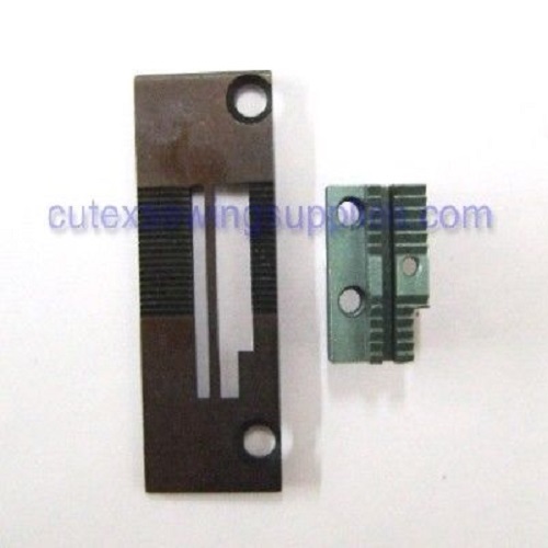 Singer 111W 211W Sewing Machine Double Row Needle Plate & Feed Dog Set ...