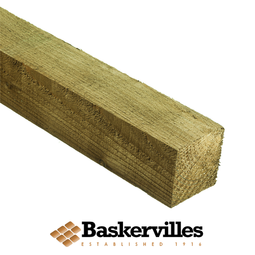 Treated Timber 47 x 50mm x 3.6m (12ft) - £4.95- 2" x 2" - Post - Batten ...