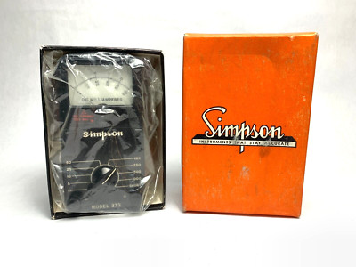 Amp & Voltmeters - Vintage Simpson Model