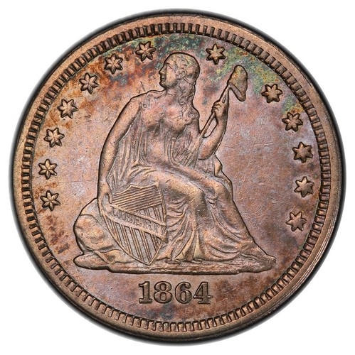 1864-S 25C Liberty Seated Quarter PCGS XF40 | eBay